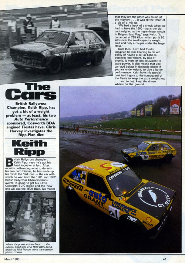 Ford Fiesta MK1 » Magazine Articles UK » Auto Performance » Feature ...