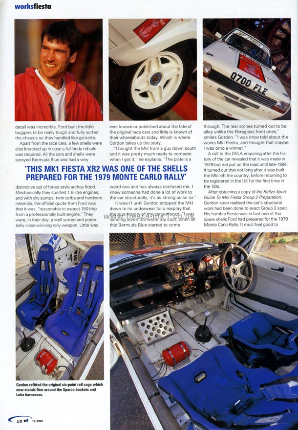 Ford Fiesta MK1 » Magazine Articles UK » Classic Ford » Feature: Group ...