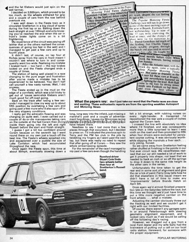 Ford Fiesta MK1 » Magazine Articles UK » Popular Motoring » Feature ...